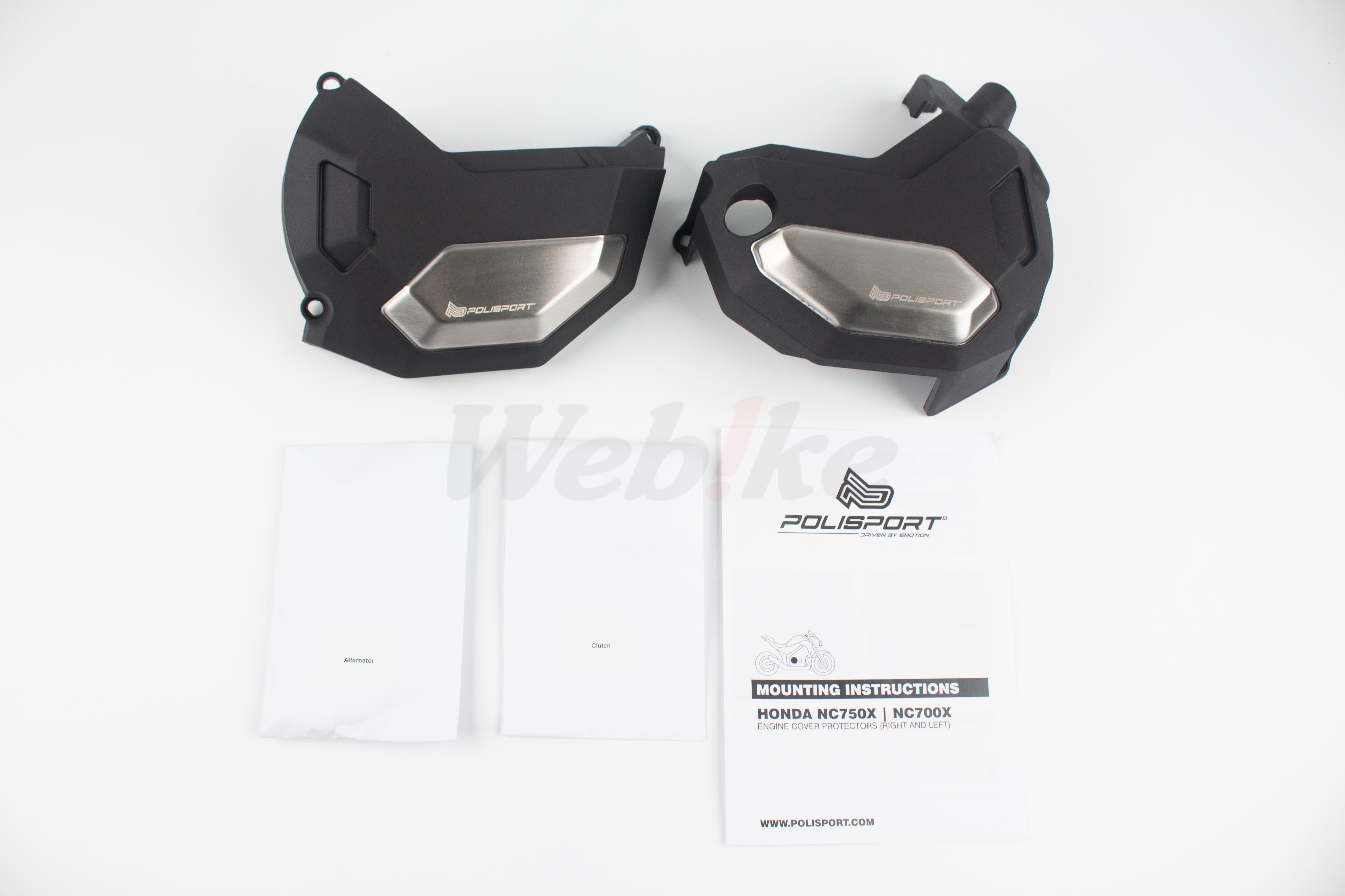 POLISPORT 【OUTLET出清商品】左右引擎護蓋組 NC750X (18-20) (91113)| Webike摩托百貨