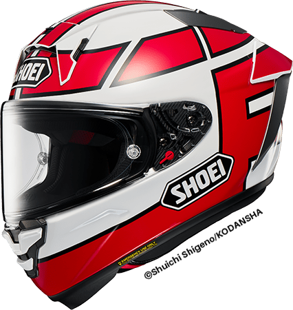 SHOEI X-15 GUN TC-1 紅/白 限量彩繪 全罩安全帽 【總代理公司貨】 (X-15-GUN-TC-1-L)| Webike摩托百貨