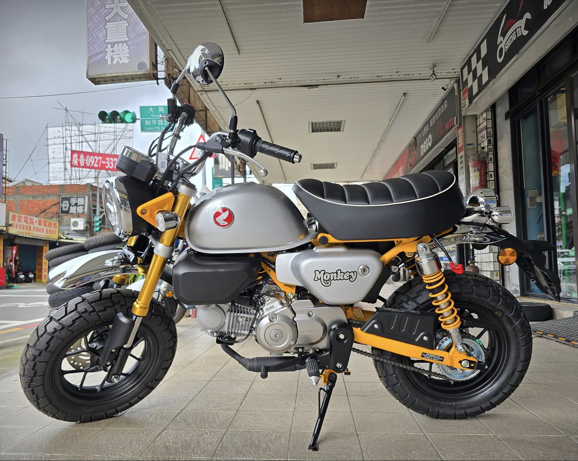 HONDA Monkey 125新車出售中 【全新車】黃色現車 2025 Honda Monkey125 標準版 五檔 全新車售價$16.8萬 實體店面 | 勝大重機 - 「Webike-摩托車市」