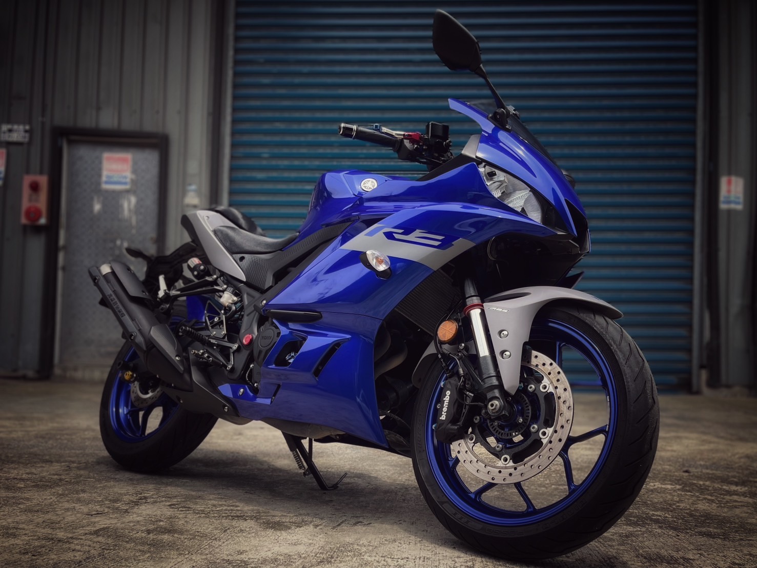 YAMAHA YZF-R3 - 中古/二手車出售中 2021 R3 眾多改裝 Gears前叉 MPJ後避震 腳踏後移 小資族二手重機買賣 ...