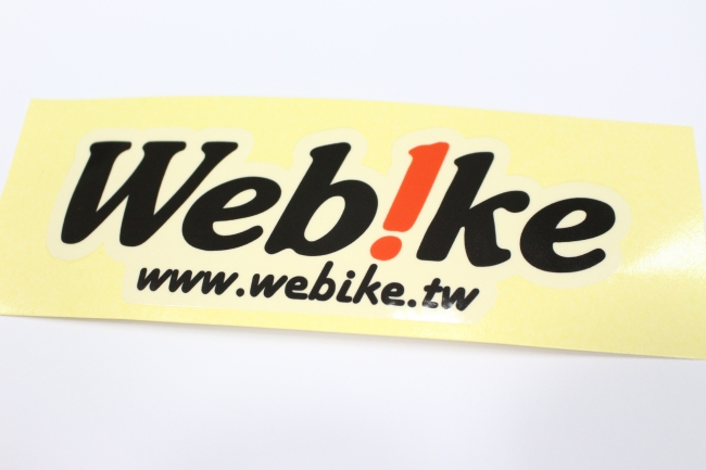 WEBIKE TEAM NORICK WEBIKE 貼紙 (透明) [WBS-C]