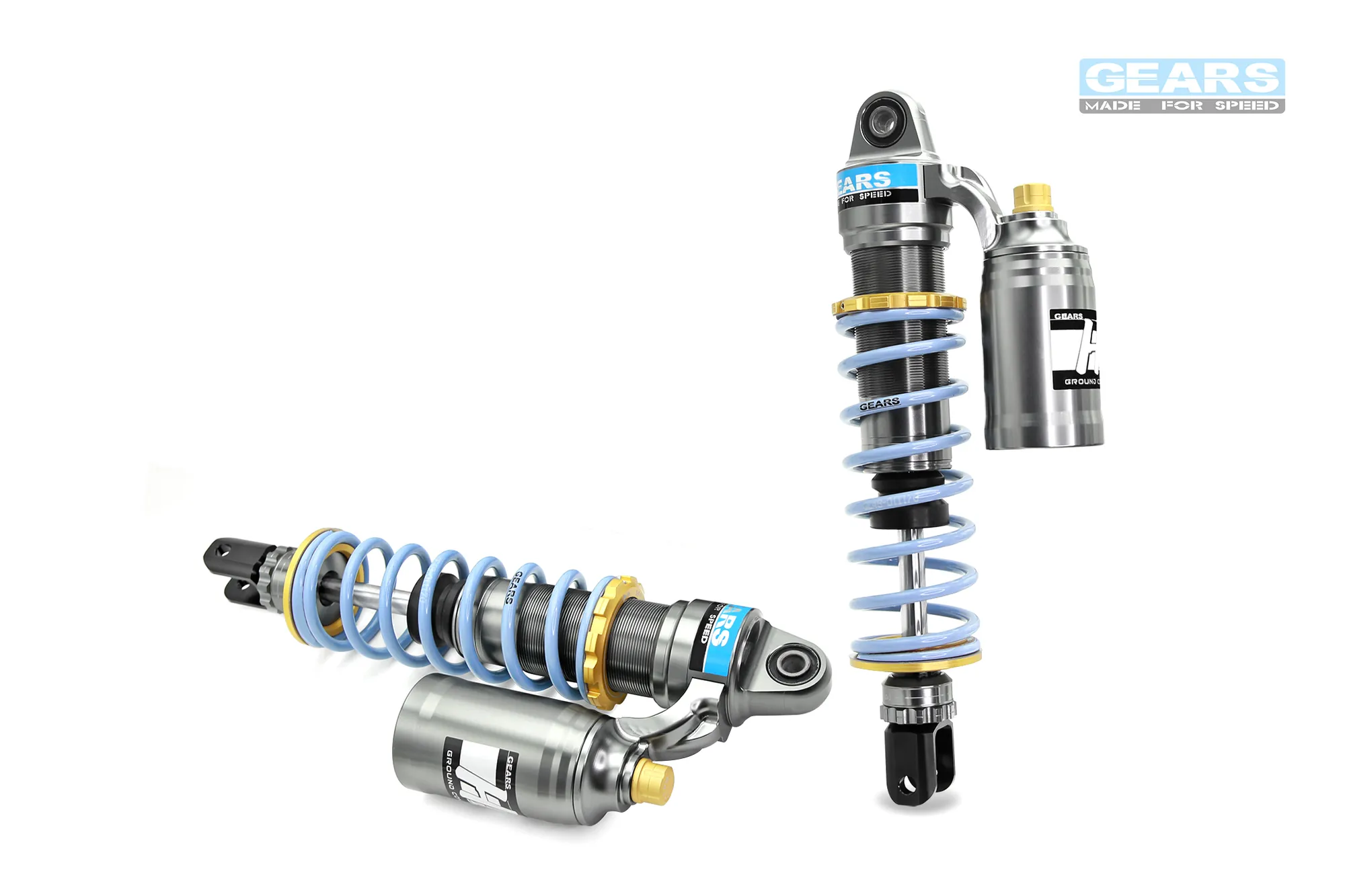 Gears Racing H2 後避震器 勁戰六代 [H2-Y156R-S-BL]