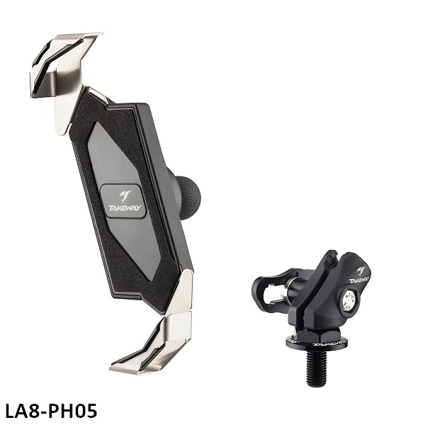 Takeway LA8 YZF-R15專用座 (黑) 黑隼1手機架 [LA8-PH05-B-S]